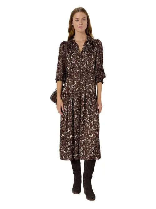 Gerard Darel Lolita Long Sleeve Shirt Dress