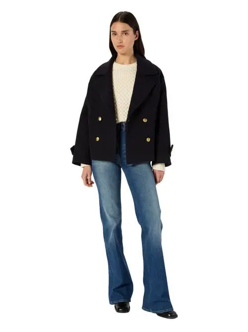 Gerard Darel Mouna Double Breasted Pea Coat