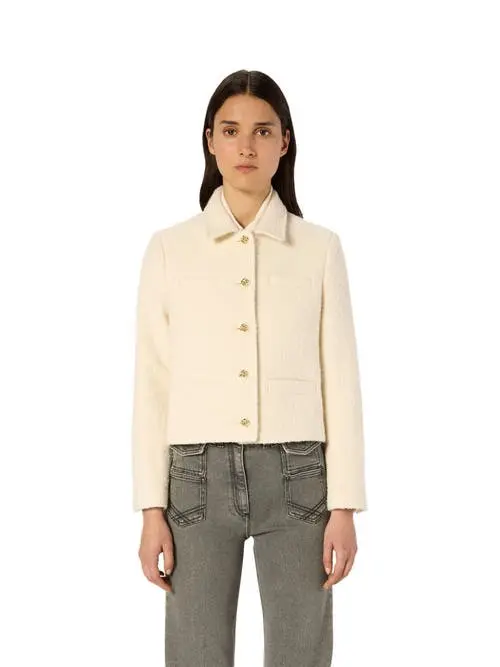 Gerard Darel Norine Short Tweed Jacket