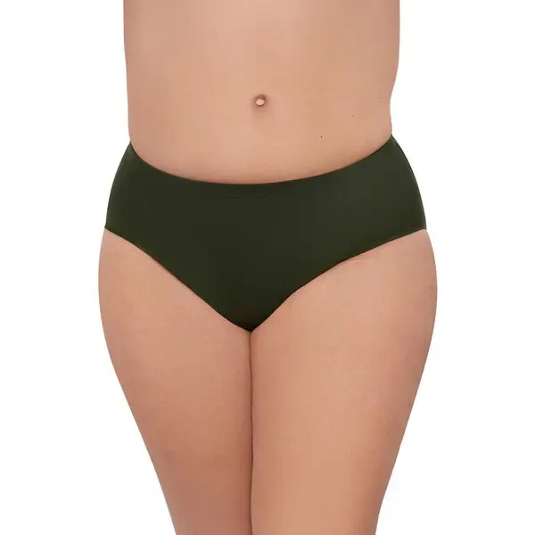 AQUA GREEN Mid-rise Swim Brief - Malachite