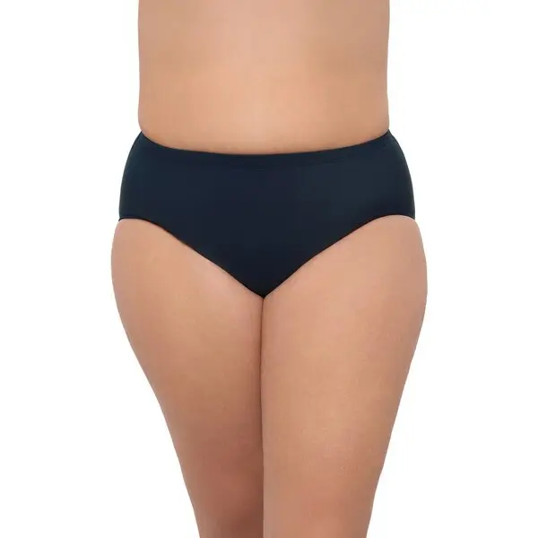 AQUA GREEN Mid-rise Swim Brief - True Navy