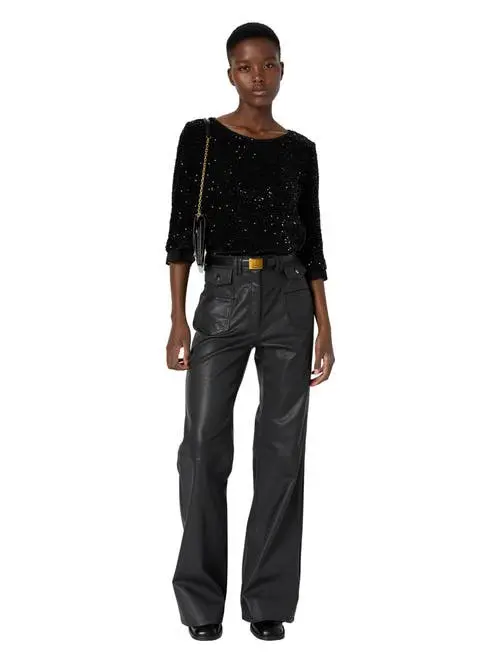 Gerard Darel Alienor Sequin Top