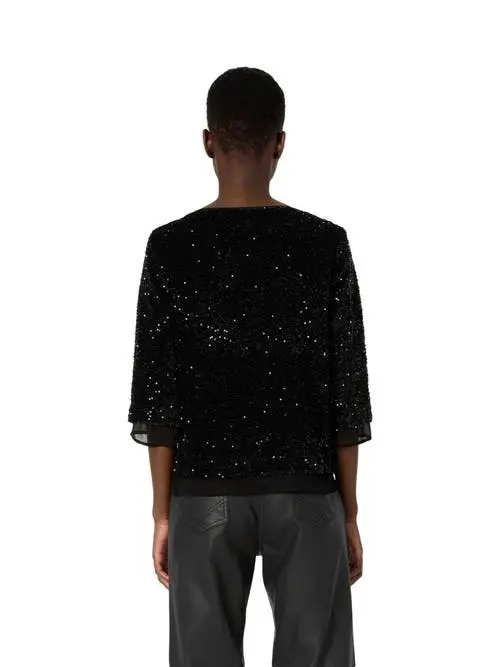 Gerard Darel Alienor Sequin Top