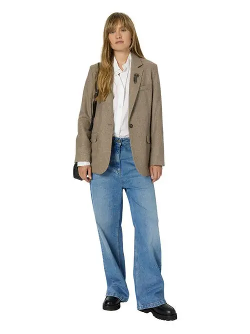 Gerard Darel Nellys Herringbone Jacket