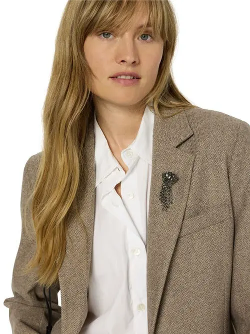 Gerard Darel Nellys Herringbone Jacket