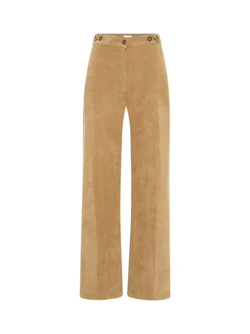 Gerard Darel Cass Wide-leg Corduroy Pants