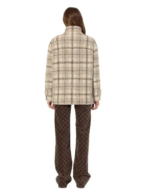 Gerard Darel Manuela Oversize Checked Coat