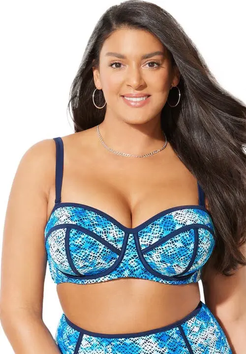 SWIMSUITS FOR ALL Underwire Bikini Top - Crochet