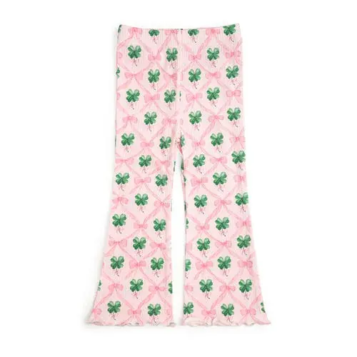 SWEET WINK Sweet Clover St. Patrick's Day Flare Legging