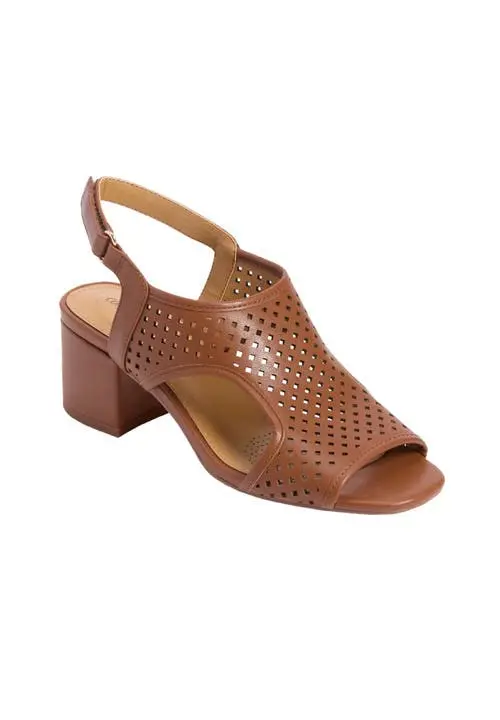 COMFORTVIEW The Wells Sandal - Cognac
