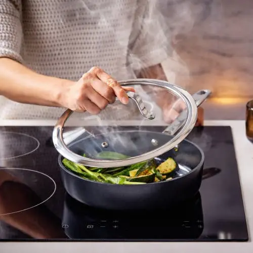ALVA Maestro 4.5-qt Ceramic Coated Nonstick Stock Pot & 4-qt Ceramic Nonstick Saute Pan With Lid