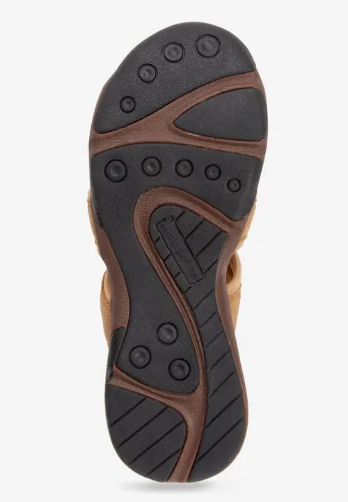 COMFORTVIEW Lexy Mule Sandal With Padded Insoles - Tan