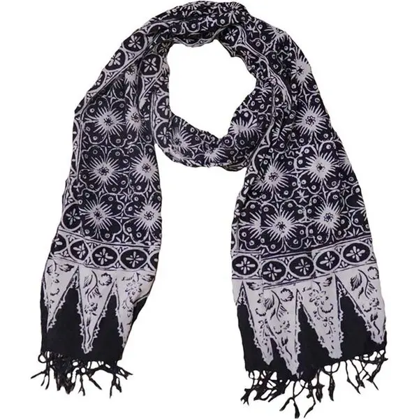 KASIH CO-OP Handmade Batik Scarf - Hisbiscus Flower