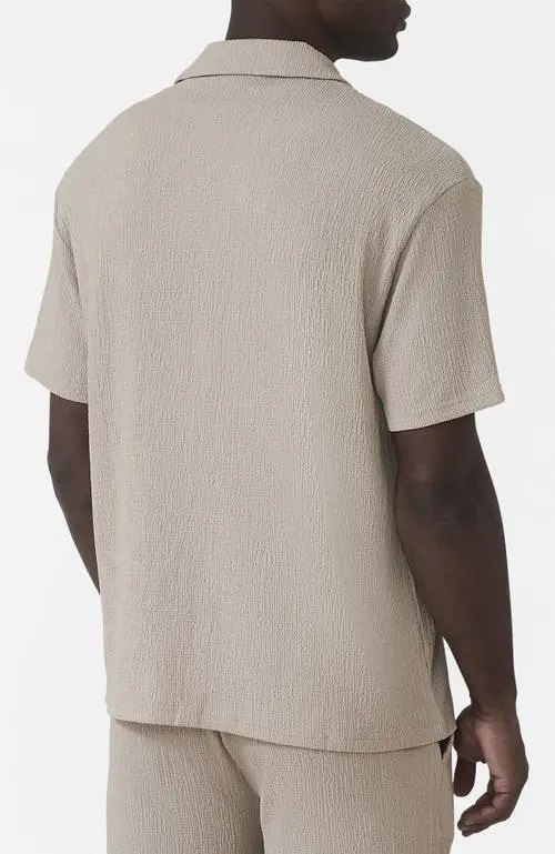 MAUVAIS Eivissa Relaxed Fit Shirt - Light Beige