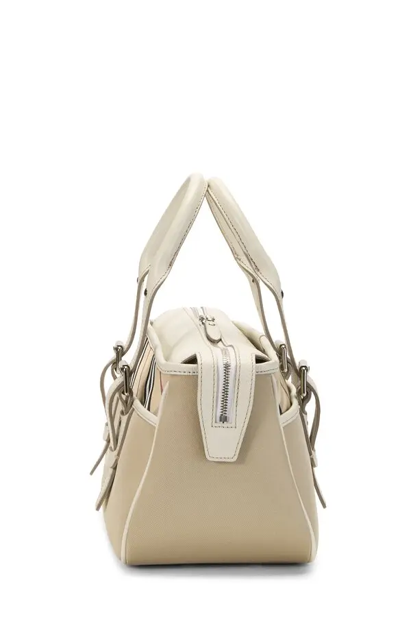 Burberry Check Satchel Handbag