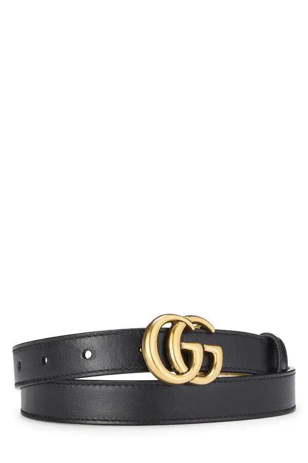 Gucci Gg Marmont Belt - Black