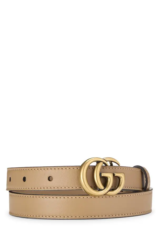 Gucci Gg Marmont Belt - Brown