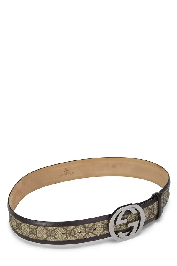 Gucci Gg Supreme Interlocking Belt