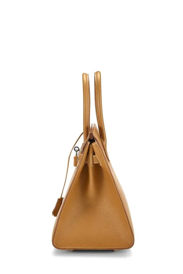 Hermès Natural Sable Vache Naturelle Grainée Birkin 30