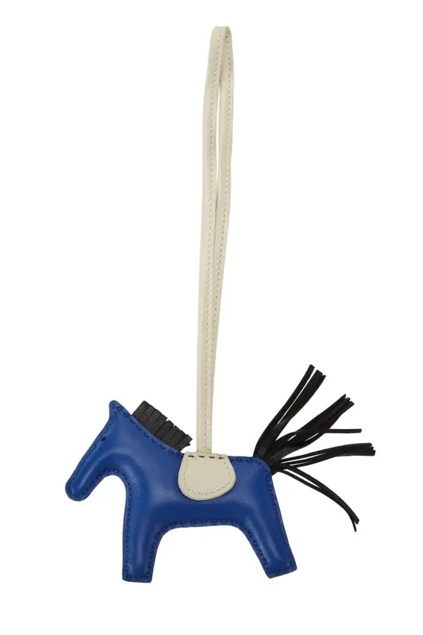 Hermès Multicolor Milo Rodeo Bag Charm - Blue
