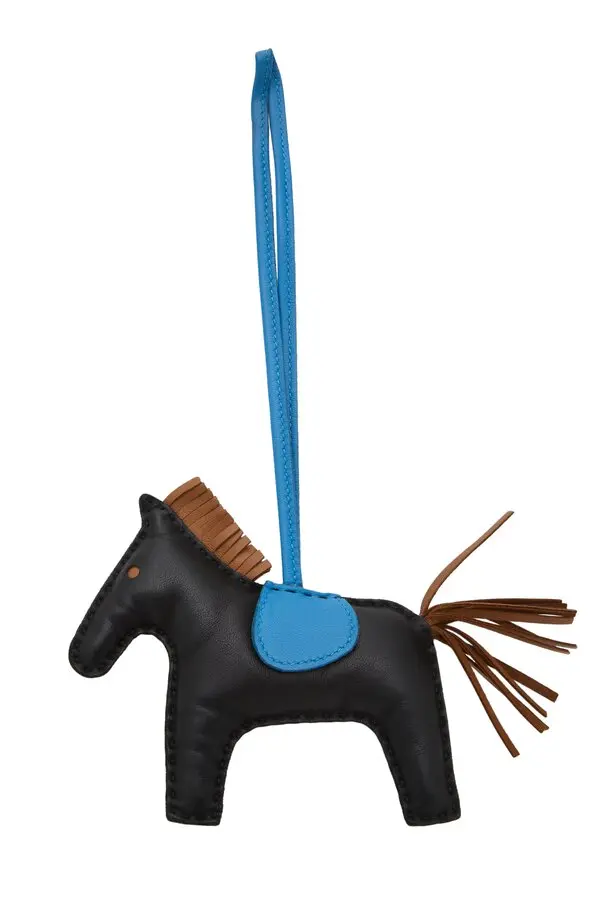 Hermès Milo Rodeo Bag Charm - Black