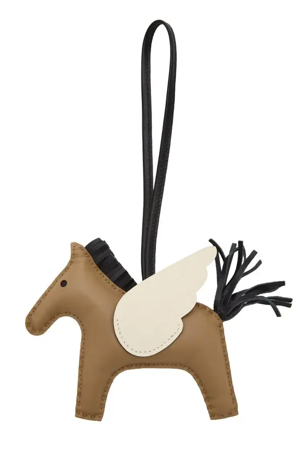 Hermès Milo Rodeo Bag Charm - Chai