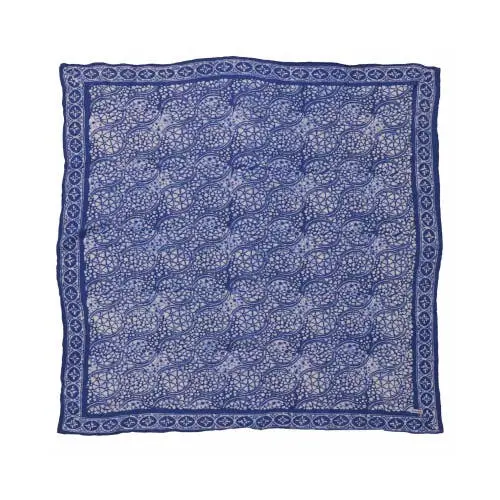 KASIH CO-OP Hand Dyed Batik Bandana - Blue Stone