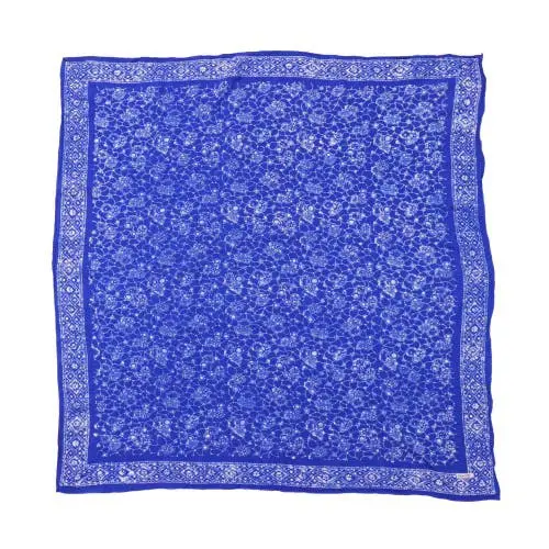 KASIH CO-OP Hand Dyed Batik Bandana - Boulder Blue