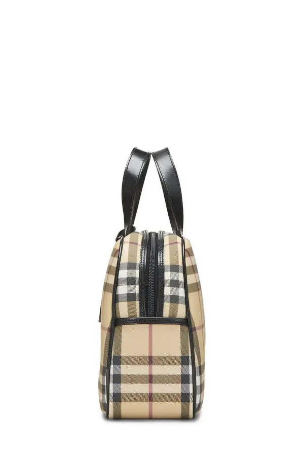 Burberry Check Bowler Handbag