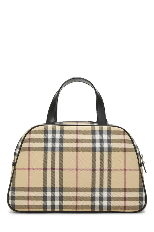 Burberry Check Bowler Handbag