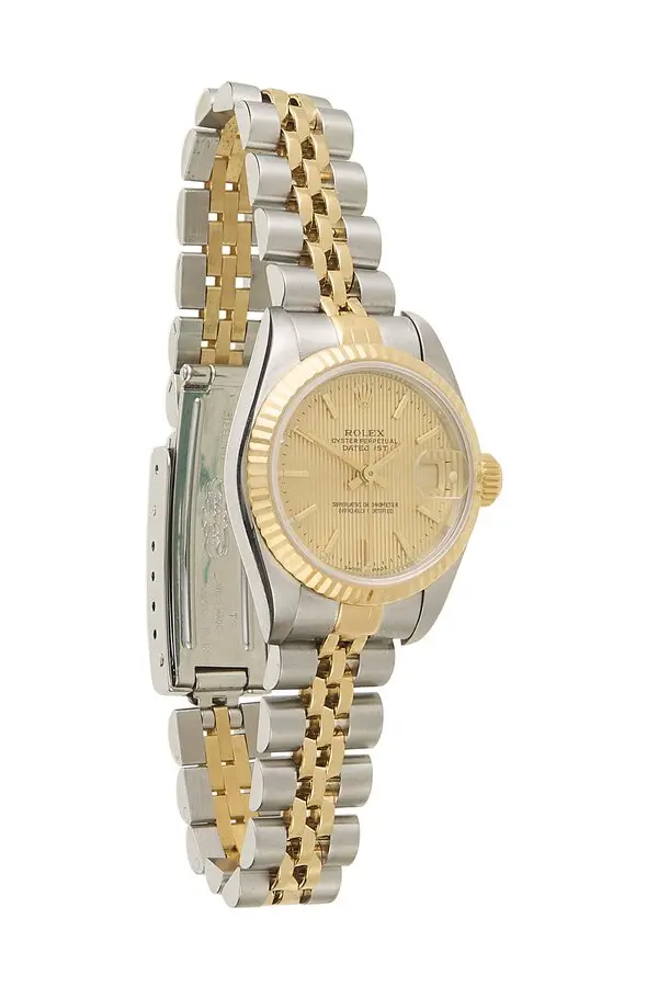 Rolex Stainless Steel Tapestry Datejust - Gold