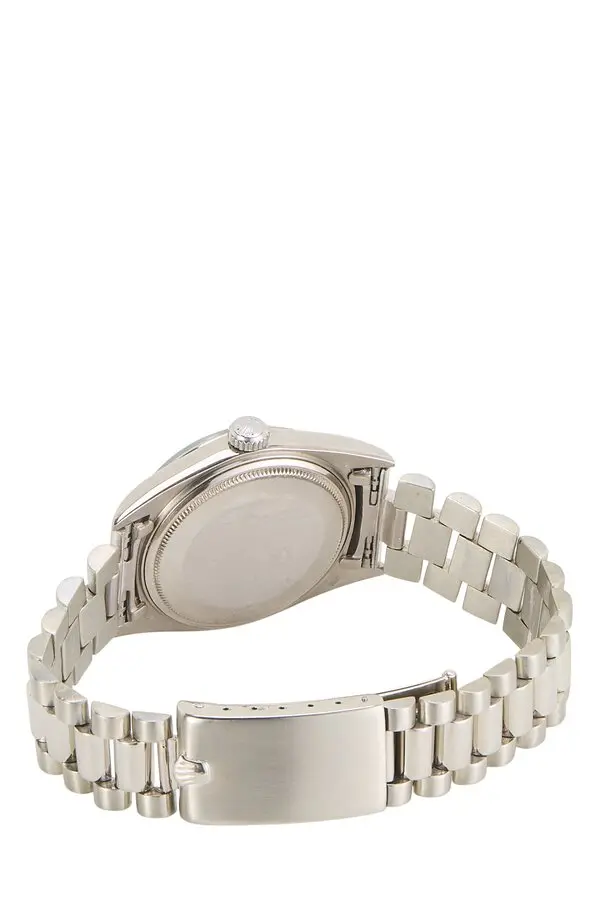 Rolex White Gold Diamond Dial President 36mm