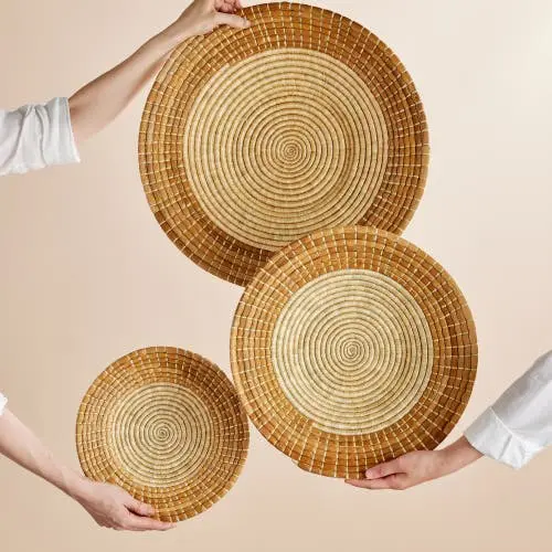 KANJU INTERIORS Pete Banana Bark Basket