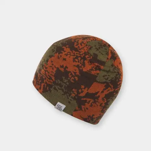 KANUT SPORTS Bolton Camo Beanie - Orange Brown Olive