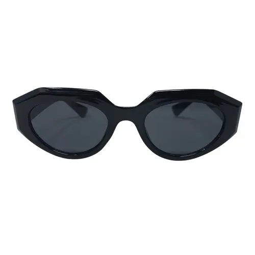 YOUZEY Angled Full Rim Sunglasses - Black