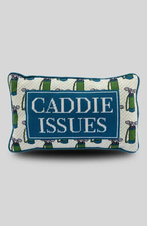 FURBISH Needlepoint Pillow - Caddie Issues