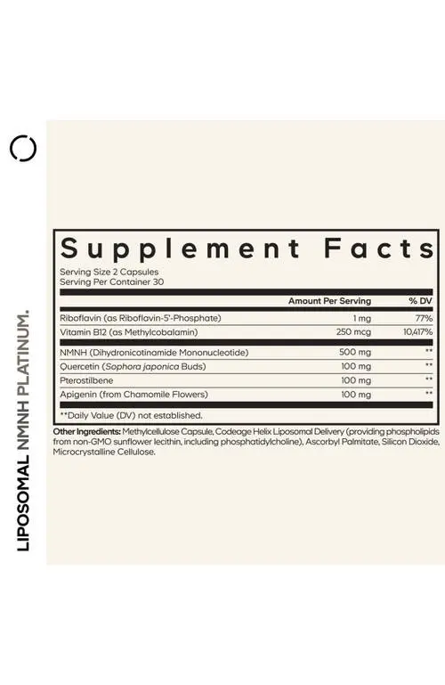 CODEAGE Liposomal Nmnh Platinum