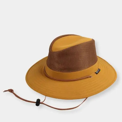 KANUT SPORTS Bouie Safari Wide Brim Hat - Mustard