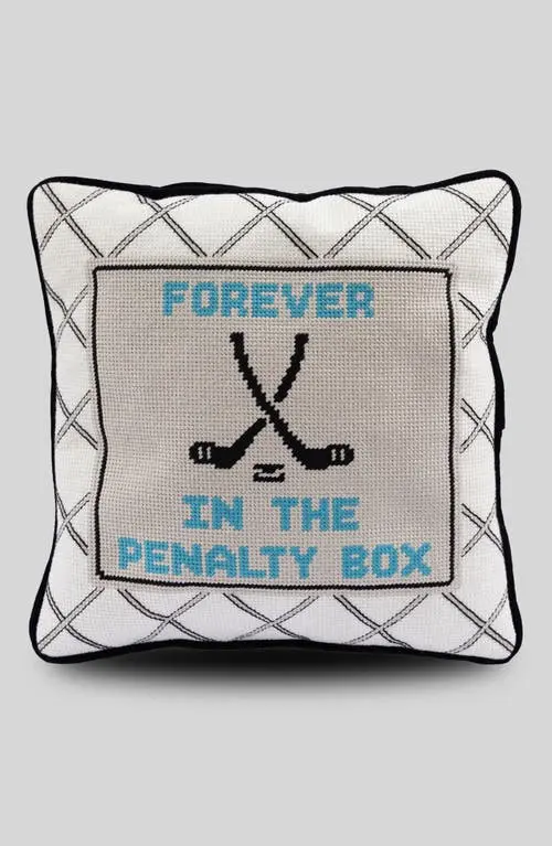 FURBISH Needlepoint Pillow - Penalty Box
