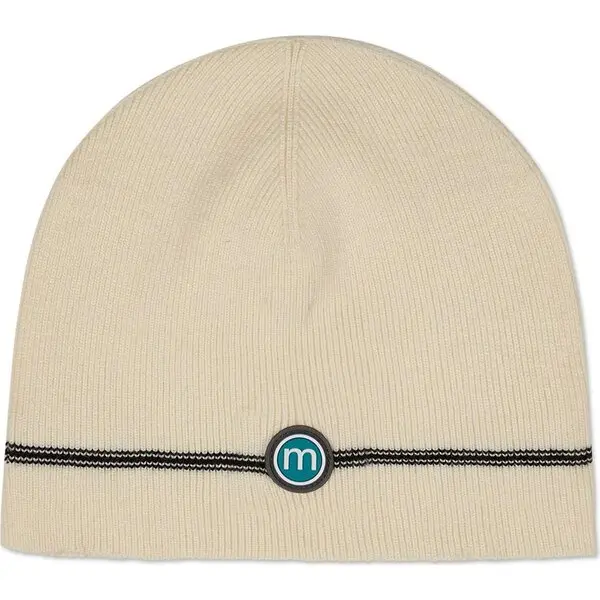 MEMOI Knit-in Bow Beanie - Ivory