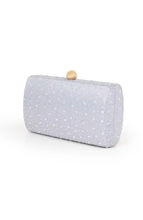 Badgley Mischka Heather Opal Crystal Minaudiere