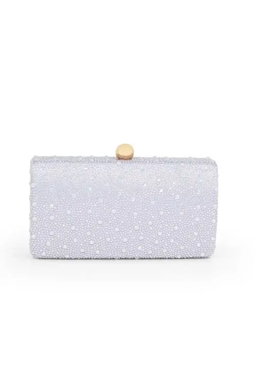 Badgley Mischka Heather Opal Crystal Minaudiere