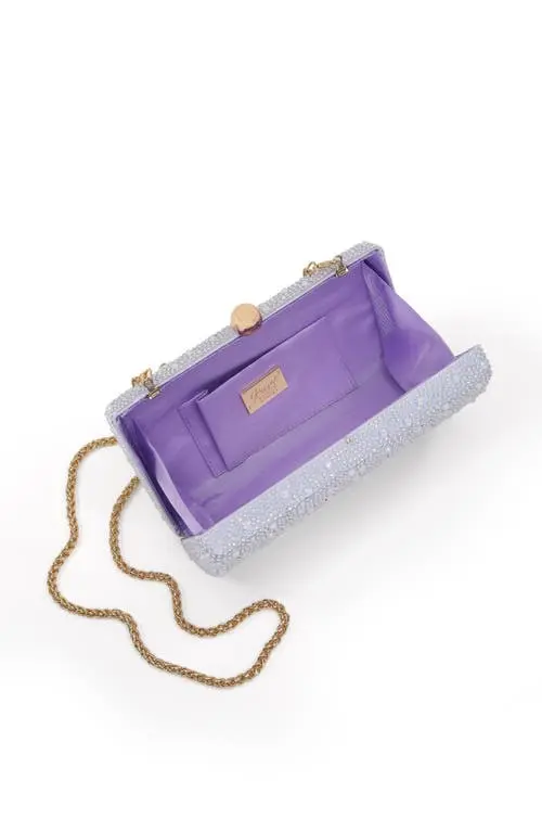 Badgley Mischka Heather Opal Crystal Minaudiere