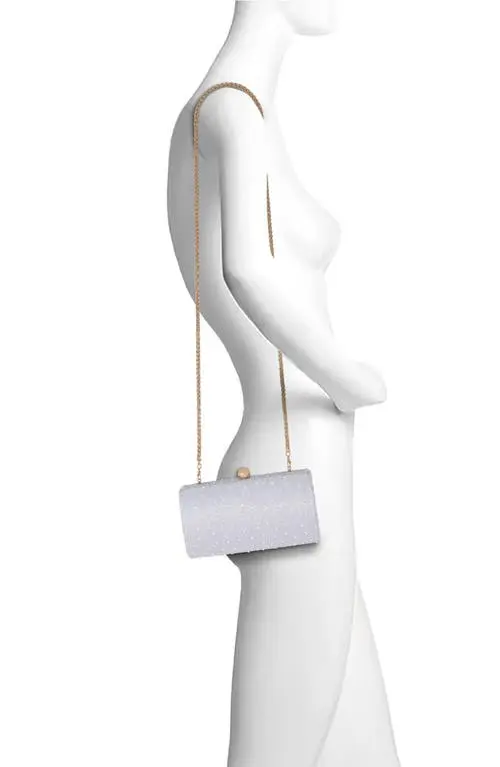 Badgley Mischka Heather Opal Crystal Minaudiere