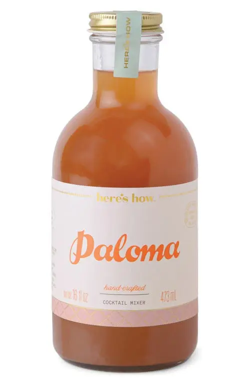 HERE'S HOW Paloma Cocktail Mixer - No Color