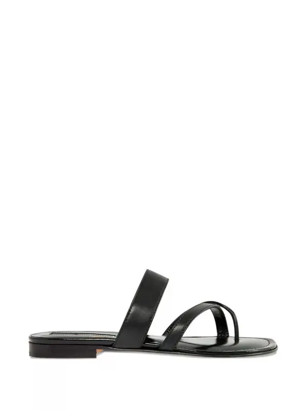 Manolo Blahnik Susa Strappy Sandals - Black