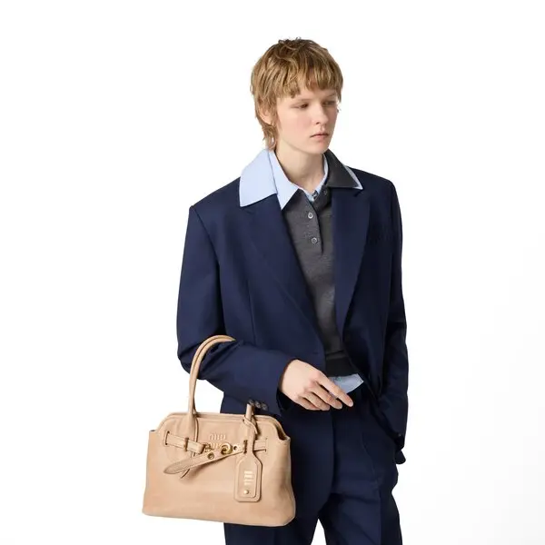 Miu Miu Aventure Nappa Leather Bag
