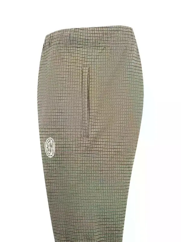 GALLERY DEPT. Micro-plaid Track Trousers