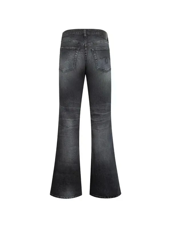 R13 Joan Flared Jeans - Grey