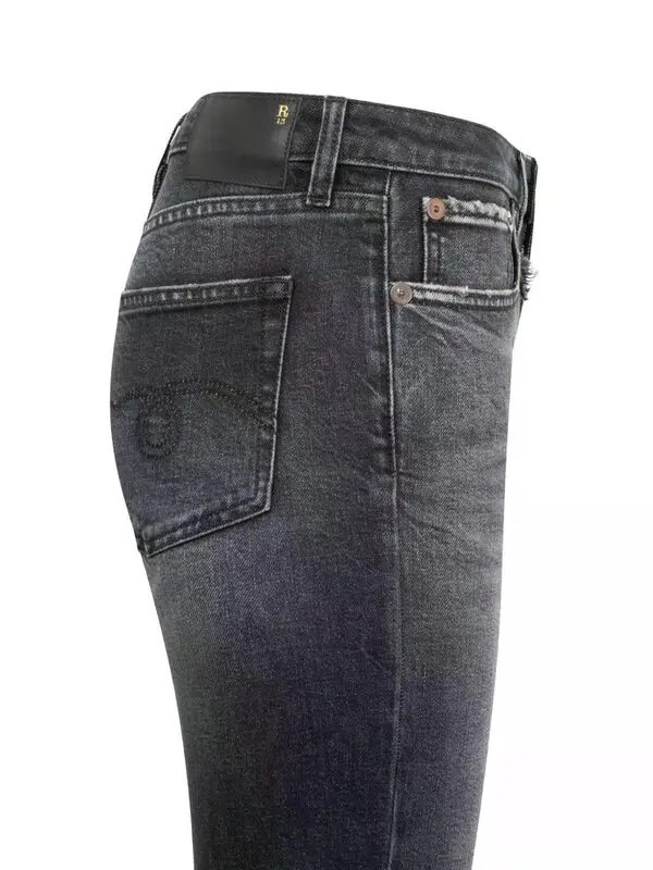 R13 Joan Flared Jeans - Grey